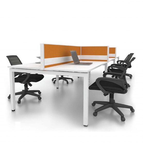 Office Workstation Malaysia | Cluster of 6 Workstation Table Puchong Supply